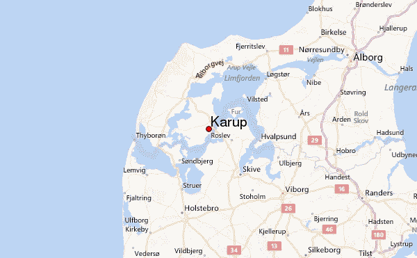 Karup Denmark Map