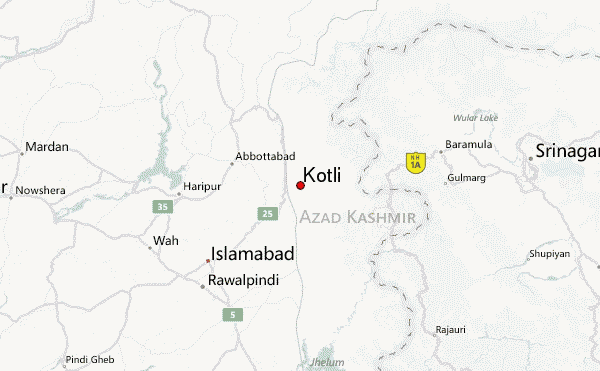Kotli, Pakistan, Azad Kashmir Weather Forecast
