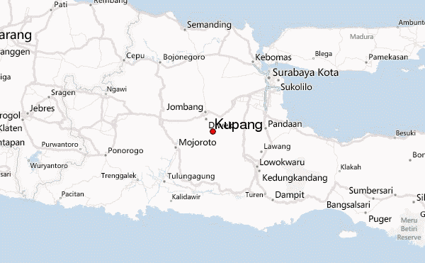 Kupang Indonesia Map