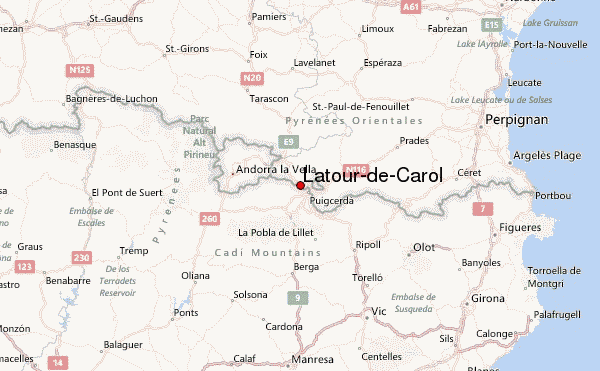 Latour-de-Carol Weather Forecast