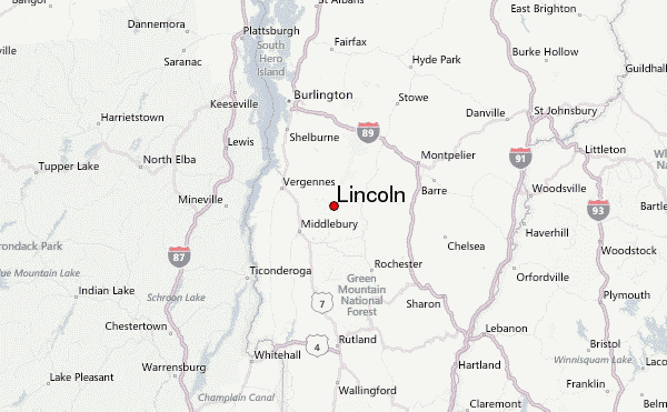 Lincoln, Vermont Weather Forecast