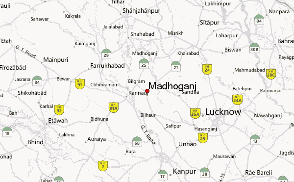 Previsión del Tiempo para Madhoganj