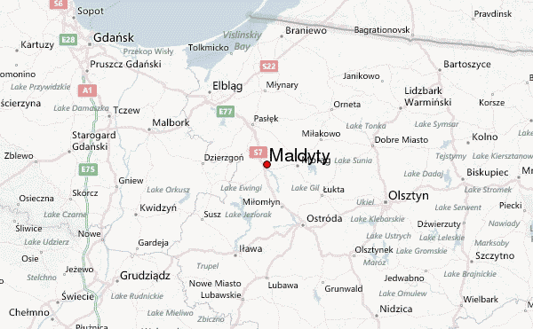 Małdyty Weather Forecast