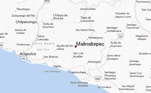 Malinalco Mapa