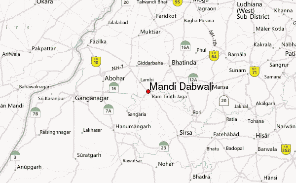 Mandi Dabwali Weather Forecast