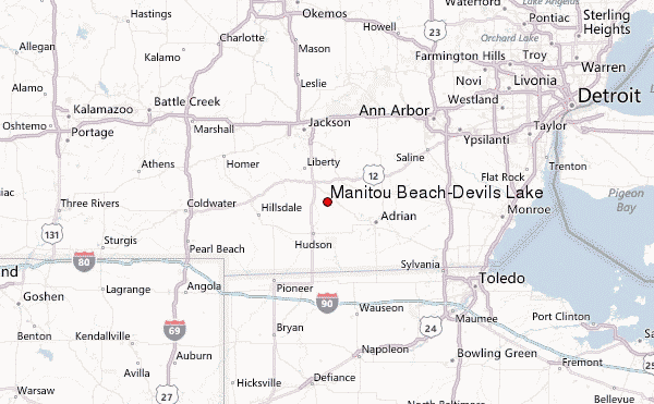 Manitou Beach Map