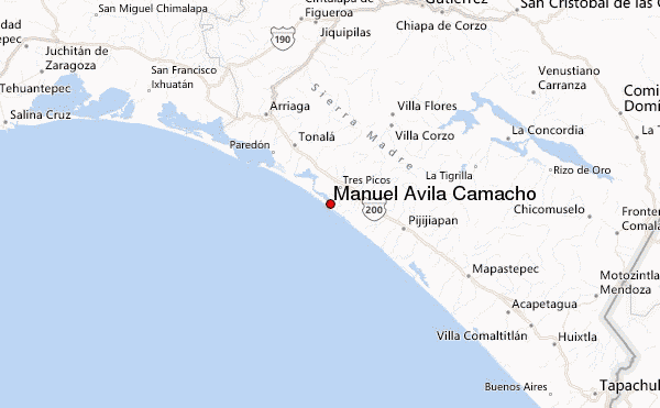 Previsión del Tiempo para Manuel Avila Camacho