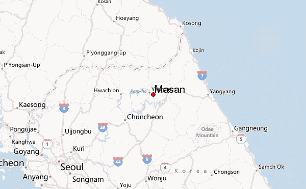 Masan, South Korea Weather Forecast