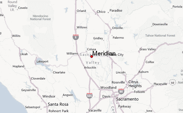 Meridian, California Weather Forecast