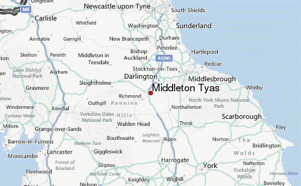 Middleton Tyas Weather Forecast