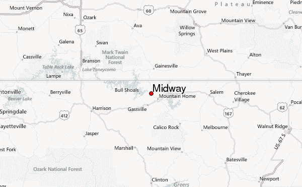 Midway, Arkansas Weather Forecast