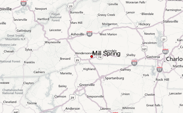 Mill Spring, North Carolina Weather Forecast