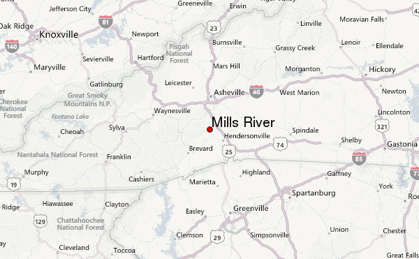 Mills River Weather Forecast