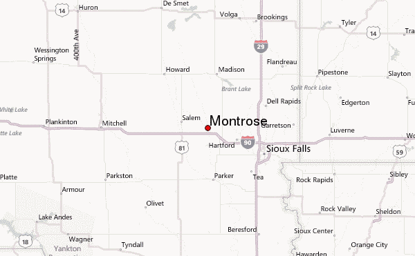 Montrose, South Dakota Weather Forecast