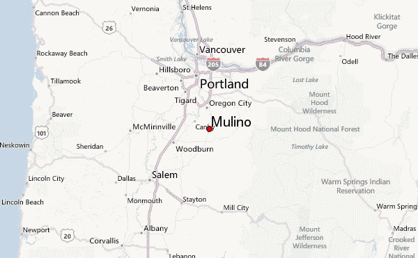 Mulino, Oregon Weather Forecast