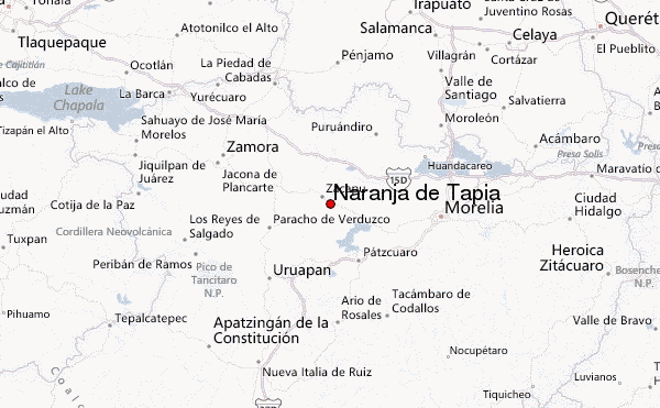 Previsión del Tiempo para Naranja de Tapia