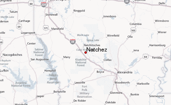Natchez, Louisiana Weather Forecast
