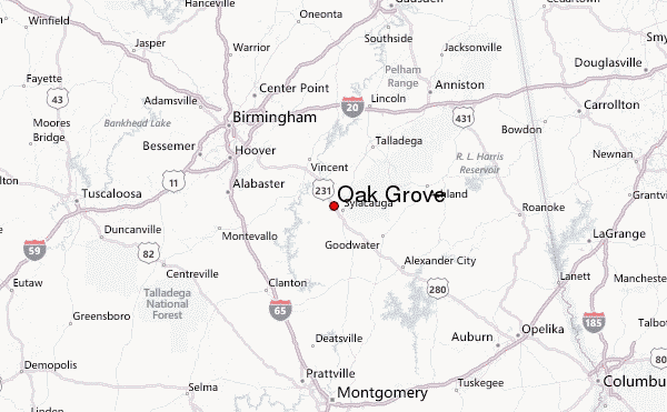 Oak Grove, Alabama Weather Forecast