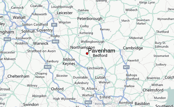 Pavenham Weather Forecast