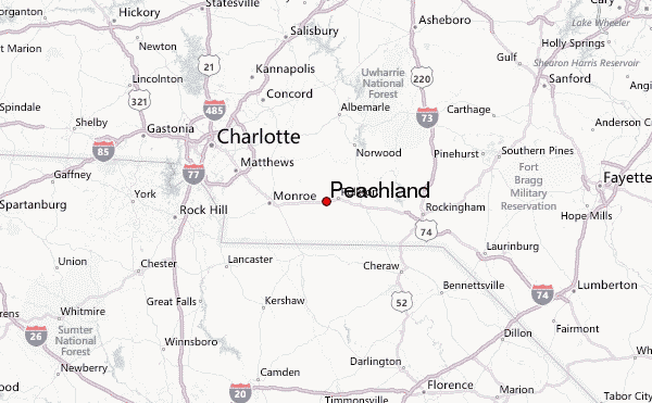 Peachland, North Carolina Weather Forecast