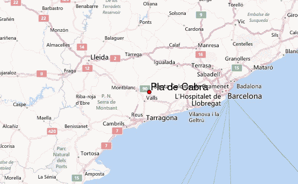 Pla de Cabra Weather Forecast