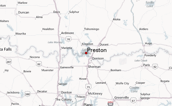 Preston, Texas Weather Forecast
