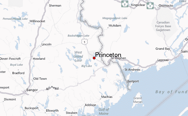 Princeton, State of Maine Weather Forecast