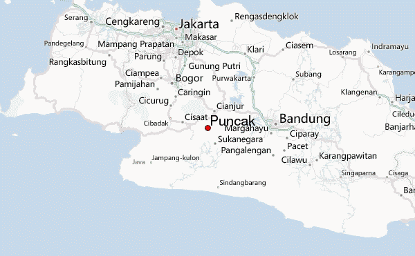 Puncak, Indonesia, West Java Weather Forecast