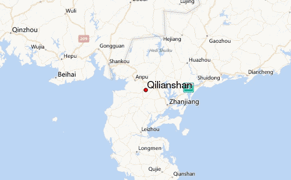 Qilian Shan China Map