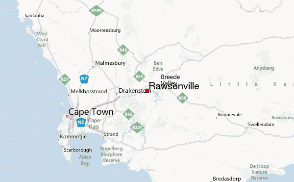 Rawsonville, South Africa Weather Forecast