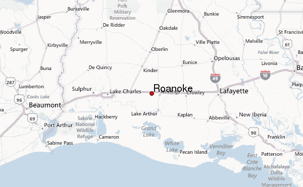 Roanoke, Louisiana Weather Forecast