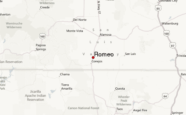 Romeo, Colorado Weather Forecast