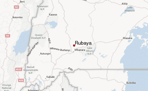 Rubaya, Uganda, Western Region, Mbarara District Weather Forecast