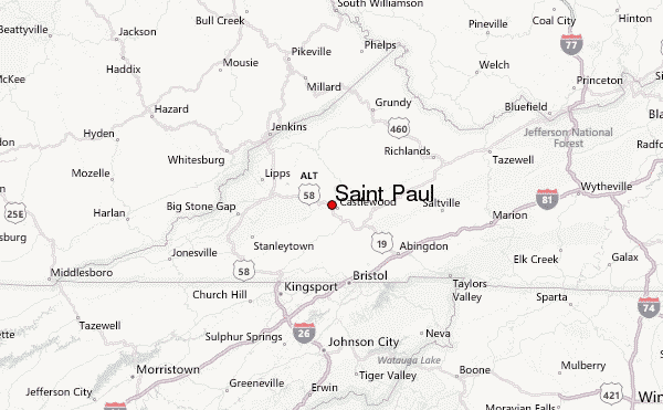 Saint Paul, Virginia Weather Forecast