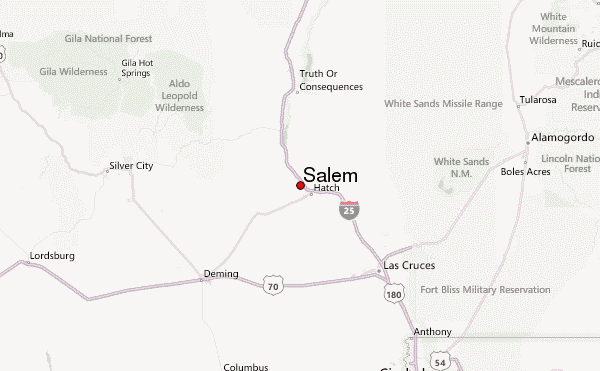 Salem, New Mexico Weather Forecast
