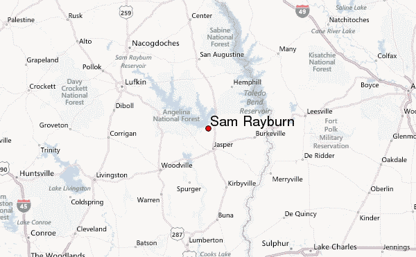 Sam Rayburn Weather Forecast