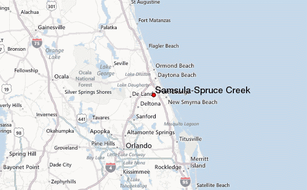 Samsula-Spruce Creek Weersverwachting