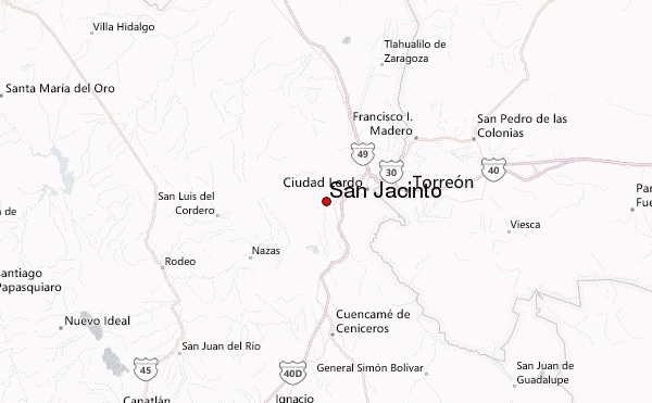 San Jacinto, Mexico, Durango Weather Forecast