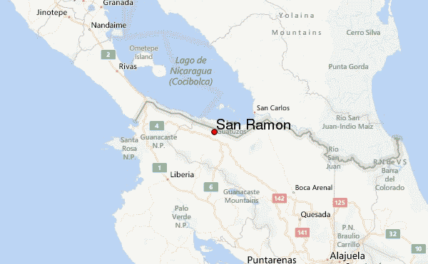 San Ramon Zip Code Map - Map