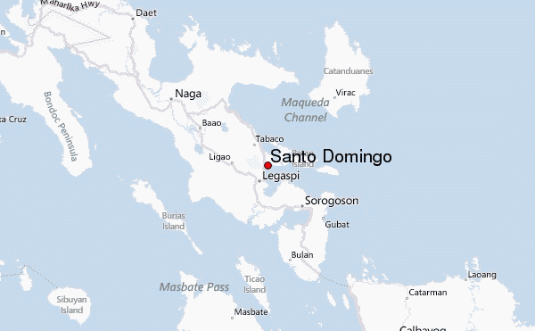 Santo Domingo, Philippines, Bicol, Province of Albay Weather Forecast