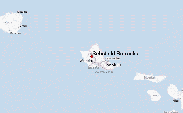 Schofield Barracks Weather Forecast