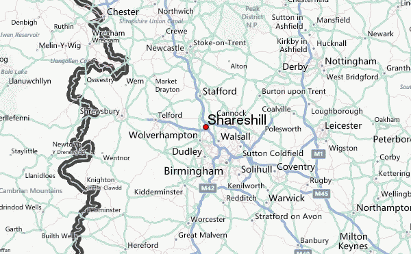 Shareshill Weather Forecast