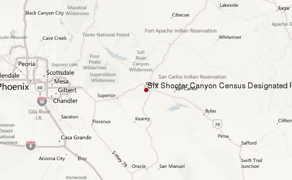 Six Shooter Canyon Census Designated Place Weather Forecast
