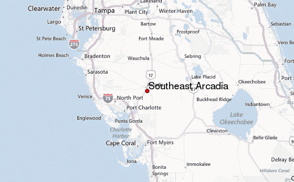 Southeast Arcadia Weather Forecast
