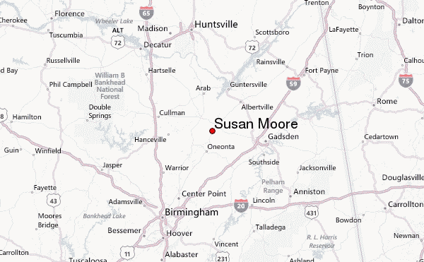 Susan Moore Weather Forecast