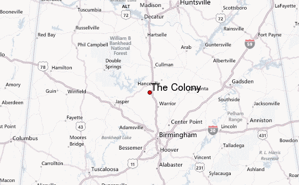 Colony, Alabama Weather Forecast