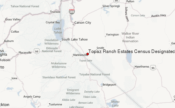 Topaz Ranch Estates Census Designated Place Weather Forecast