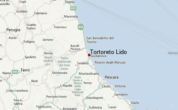Lido Beach Italy Map