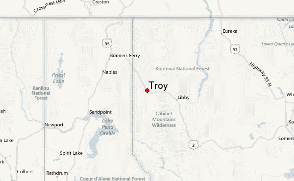 Troy, Montana Weather Forecast