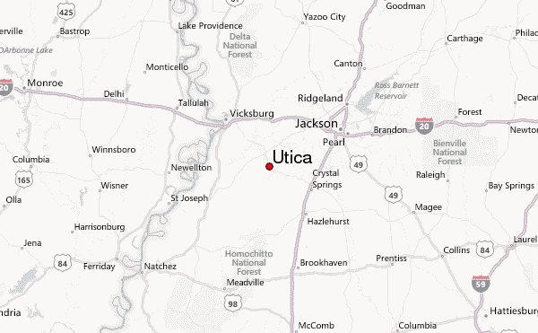 Utica, Mississippi Weather Forecast